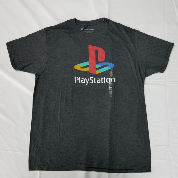 Sony | Shirts | Playstation Logo Licensed Video Game Merch Tshirt ...